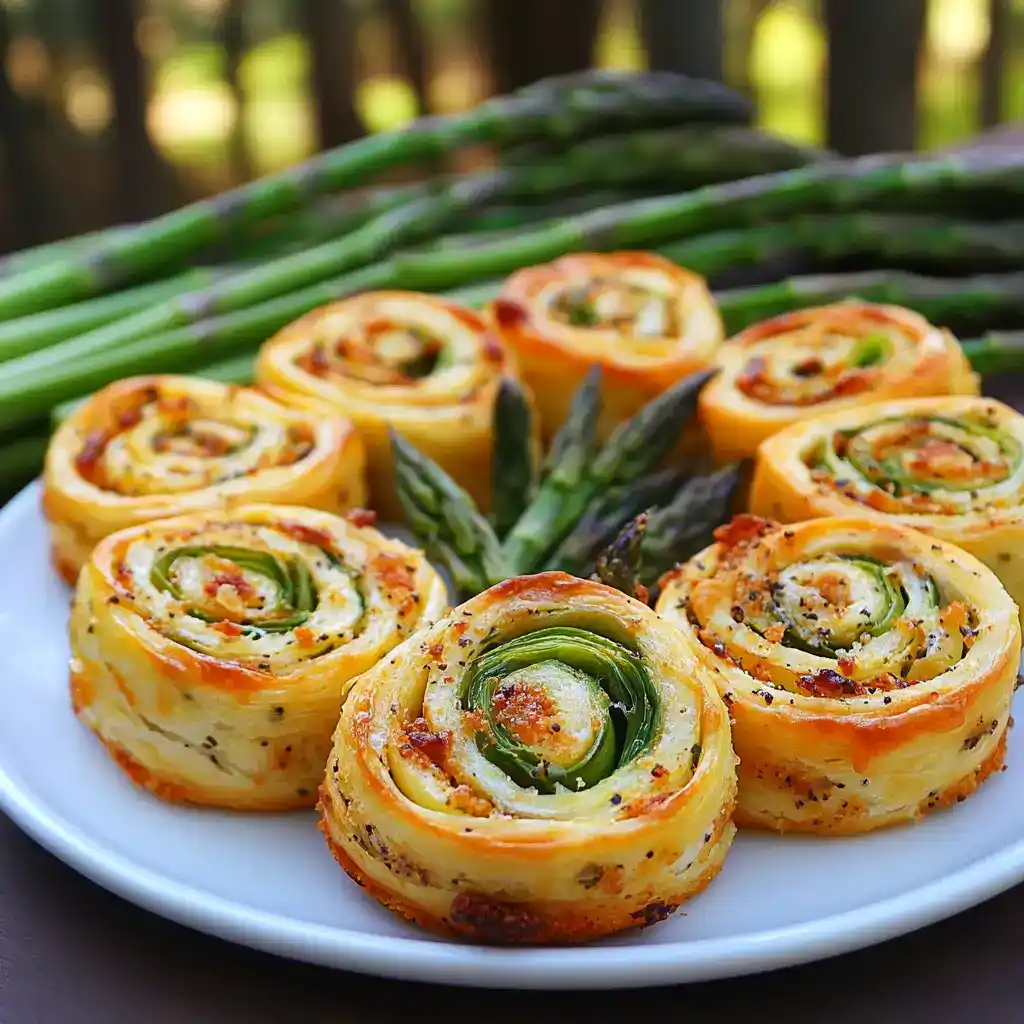 Celebration Asparagus Pinwheels for Easter Recipe | Meal Mia