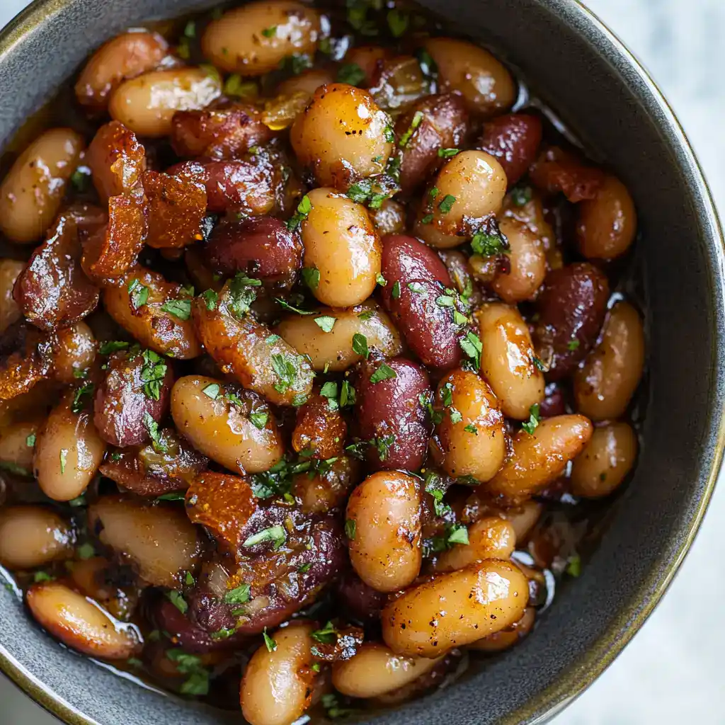 Balsamic Glazed Baked Beans Recipe - Gourmet BBQ Side Dish