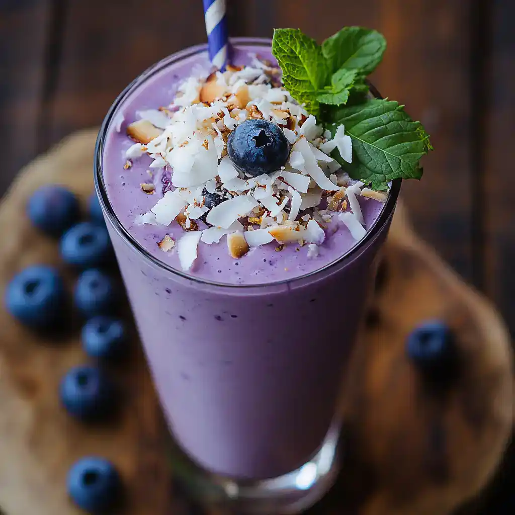 Strawberry Basil Milkshake Recipe