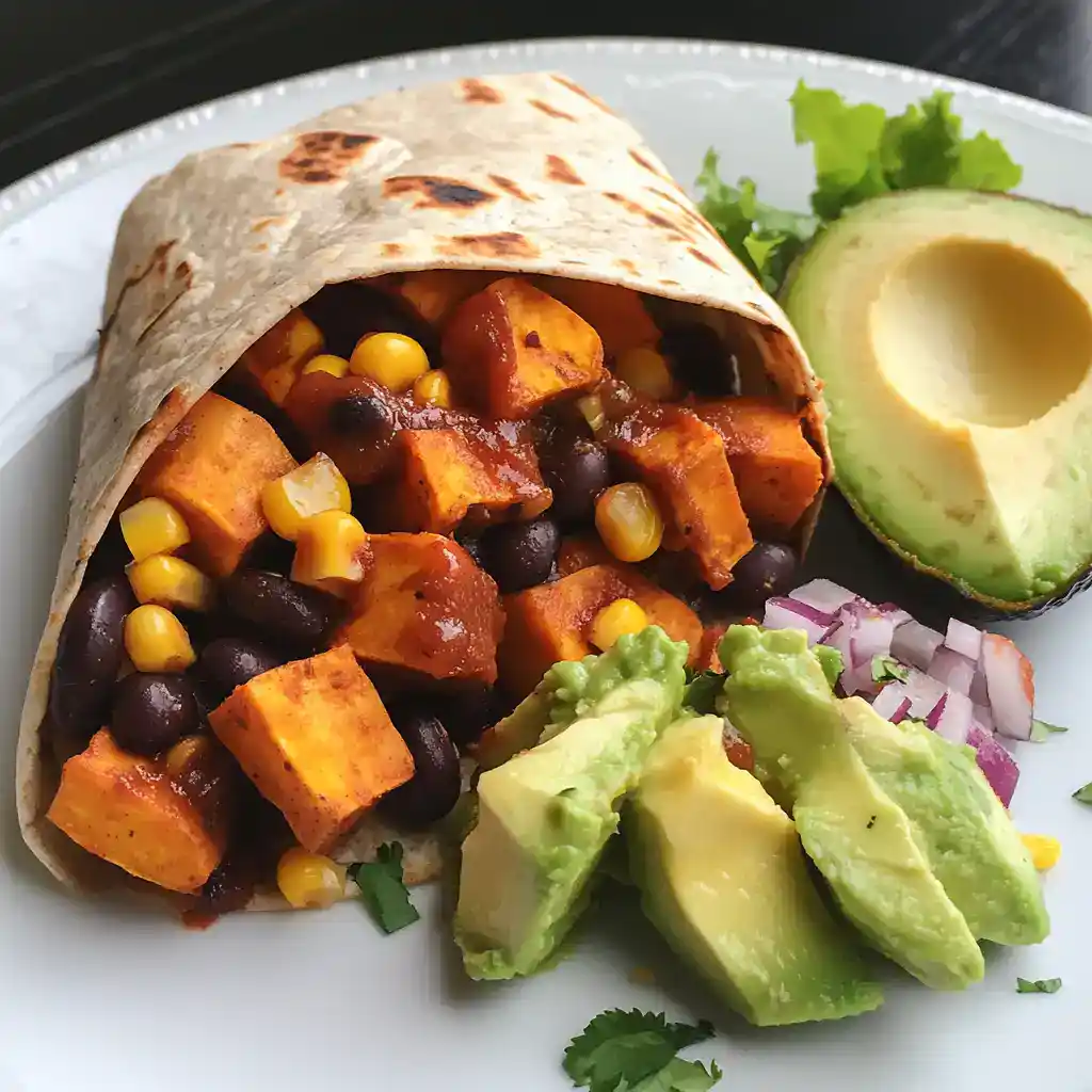 BBQ Sweet Potato Wraps Recipe - Vegetarian Perfection